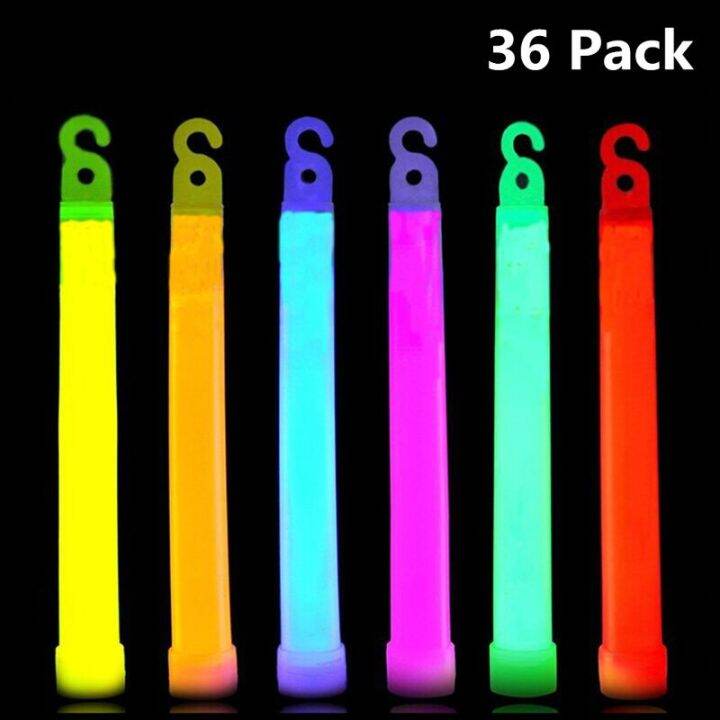 36 Ultra Bright Glow Sticks Plus - Bulk Pack Industrial Grade - 6 Inch ...