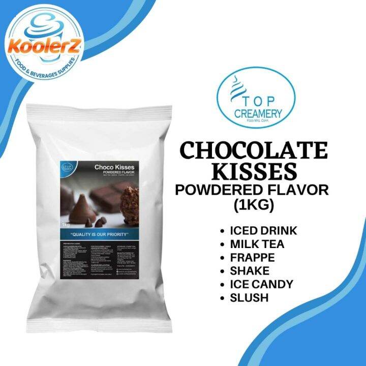 Hot Top Creamery Chocolate Kisses Powder 1kg | Lazada PH