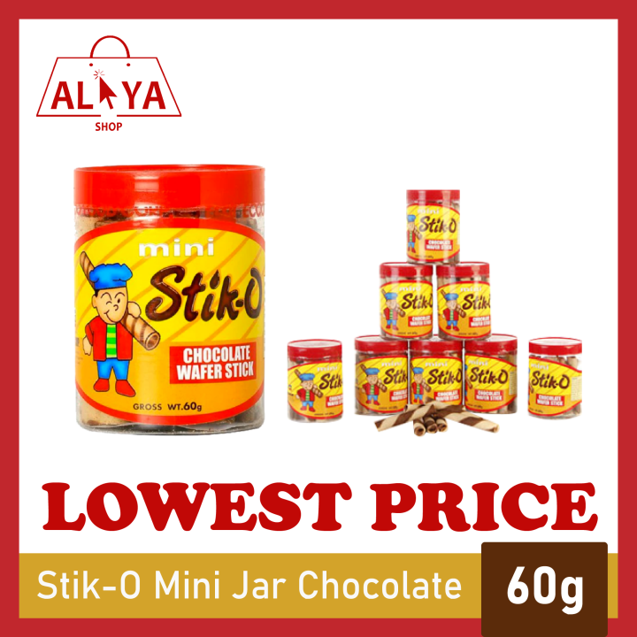 Stik-O Wafer Sticks 60g Mini Stick Chocolate - Wafer Sticks Stik O Mini ...
