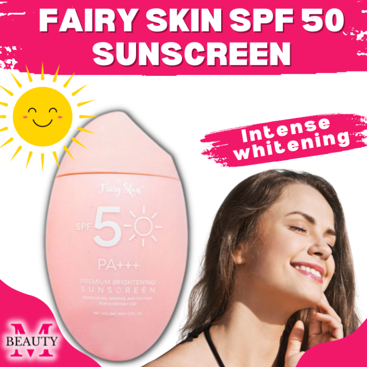 FairySkin Premium Brightening Sunscreen skin whitening sunlight ...