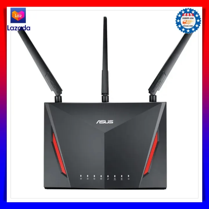 ASUS ROUTER (เราเตอร์) AIMESH RT-AC86U DUAL BAND AC2900 MESH WI-FI ...