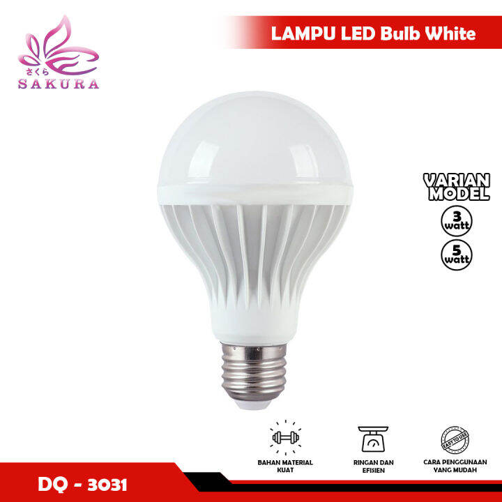 LAMPU HEMAT ENERGI LED Light Bulb High Power white - SOSOYO | Lazada ...