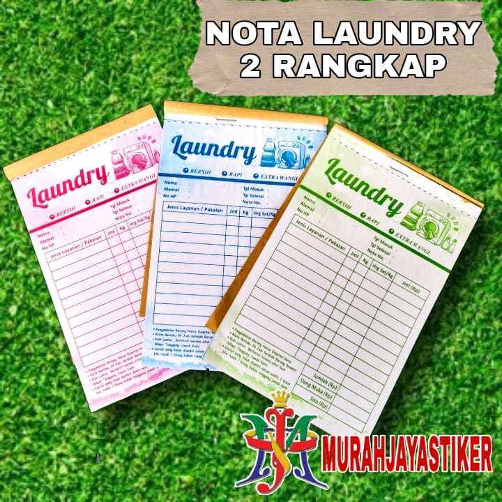 NOTA LAUNDRY 2PLY ISI 100 LEMBAR / NOTA LAUNDRY MURAH | Lazada Indonesia