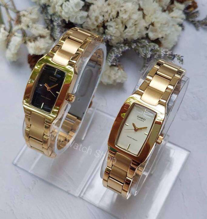 นาฬิกา Casio รุ่น LTP-1165N-1C และ LTP-1165N-9C นาฬกาผู้หญิงสีทอง สไตล์ DKNY ของแท้ 100% รับ ...