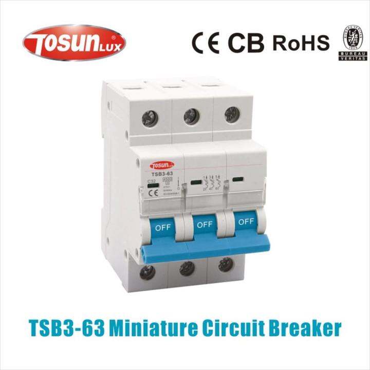 MCB 32A 3 Pole Tosun TSB3-63 | Lazada Indonesia