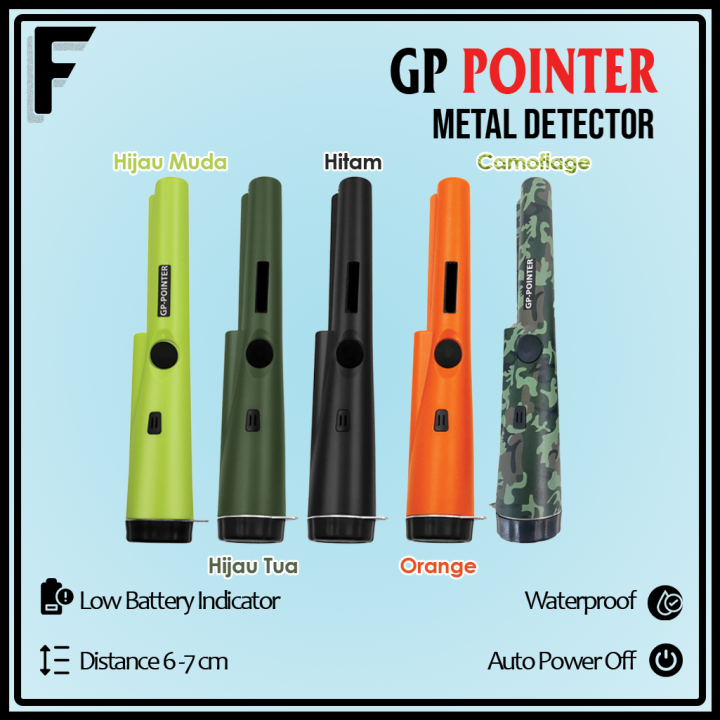 GP Pointer S Metal Detektor / Alat Deteksi Logam Metal Emas Perak | Lazada Indonesia