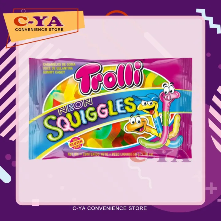 Trolli Gummi Neon Squiggles 45g | Lazada PH