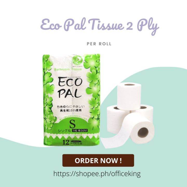 Eco Pal Tissue 2 ply 30 meters per roll | Lazada PH