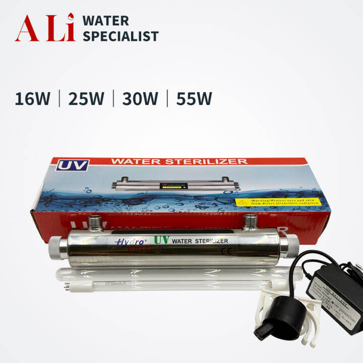 Hydropure Stainless UV Disinfection Water Sterilizer UV System - 2GPM ...