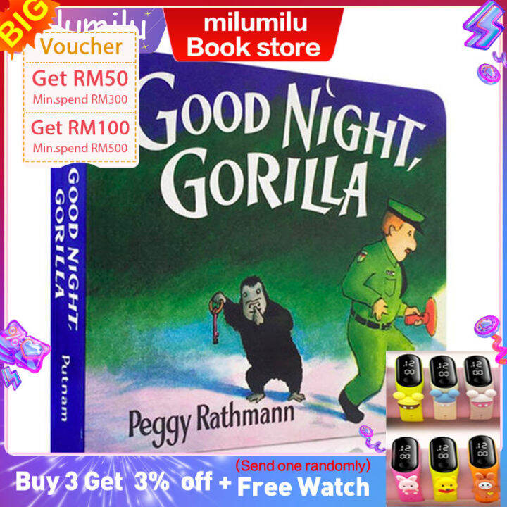 milumilu Original Children Popular Books Good Night Gorilla Board book ...