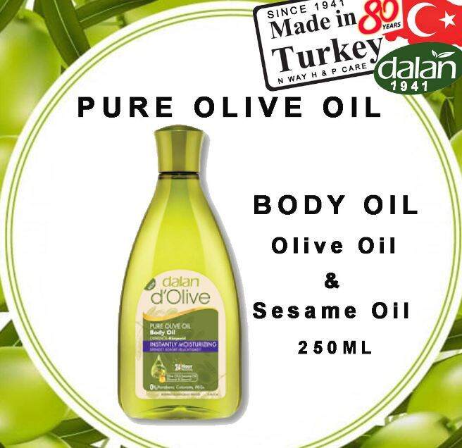 DALAN d’OLIVE PURE OLIVE OIL BODY OIL INSTANTLY MOISTURIZING 250ml {EXP ...