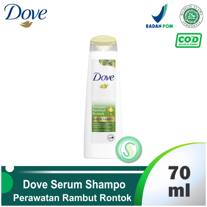 Dove Serum Shampoo Perawatan Rambut Rontok 70ml | Lazada Indonesia