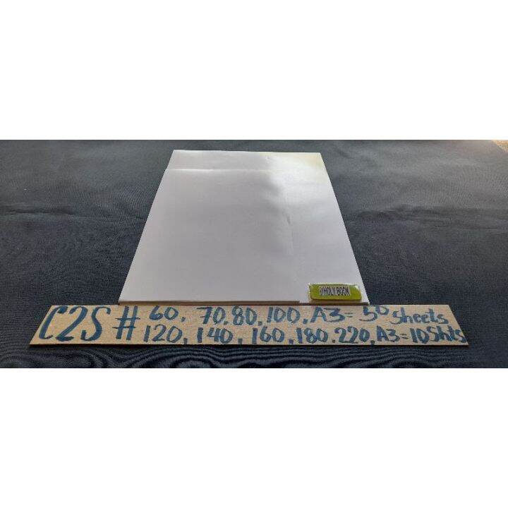 50 pcs/10 pcs A3 size C2S (Coated side-to-side) Magazine Paper | Lazada PH