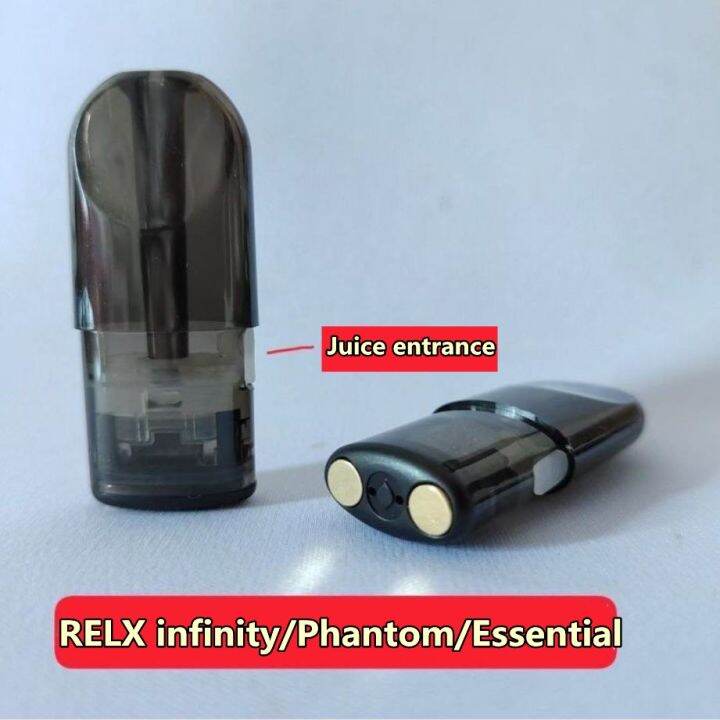 RELX INFINITY /RELX Phantom /RELX Essential Refill Pod Ceramic Core Empty Refillable Pods 2ML ...