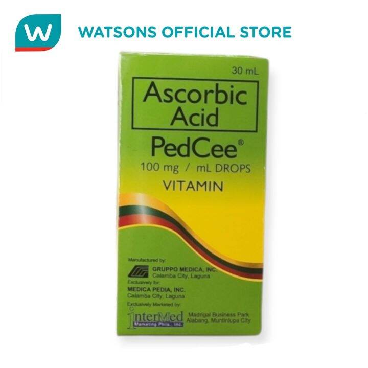 Pedcee Ascorbic Acid Drops 30mL | Lazada PH
