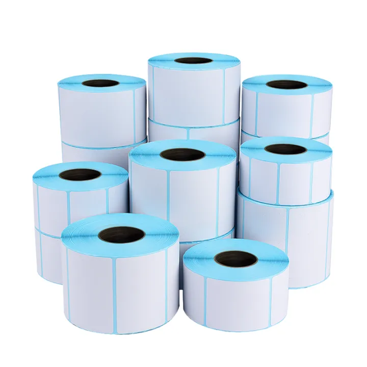 Three-proof thermal label paper 60*40 20 30 50 70 80 90 100 self-adhesive barcode printer e-mail ...