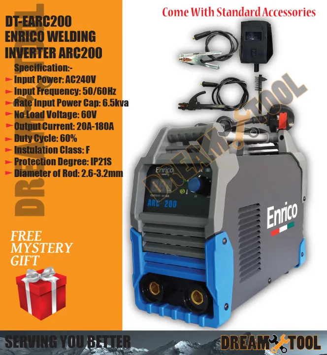 *MESIN WELDING / ARC200* Enrico Welding Machine ARC200 DT- EARC200 ...