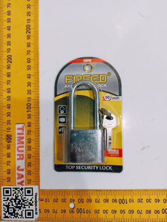 Gembok Nekel PANJANG FREED 50 mm Rumah Industri Padlock Pagar Rantai ...