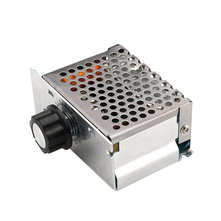 Professional Voltage Regulators 4000W 220V High Power SCR Speed Controller Electronic Voltage ...