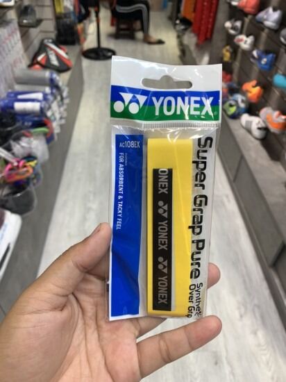 Quấn cán cầu lông yonex ac108ex loại cao su chính hãng - sử dụng một lần