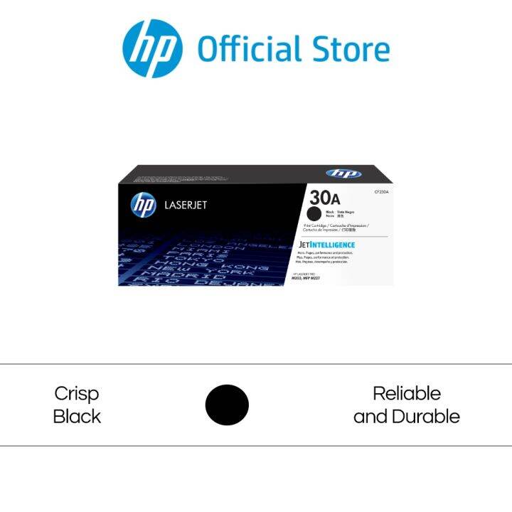 HP 30A Black Original LaserJet Toner Cartridge - HP LaserJet Pro MFP ...