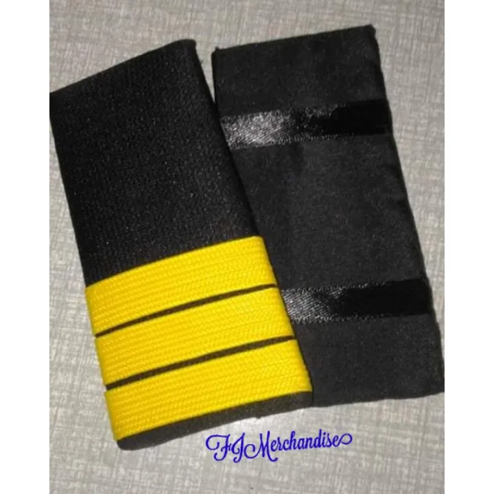 Security Shoulder Board: Black : Pair: 3 lines | Lazada PH
