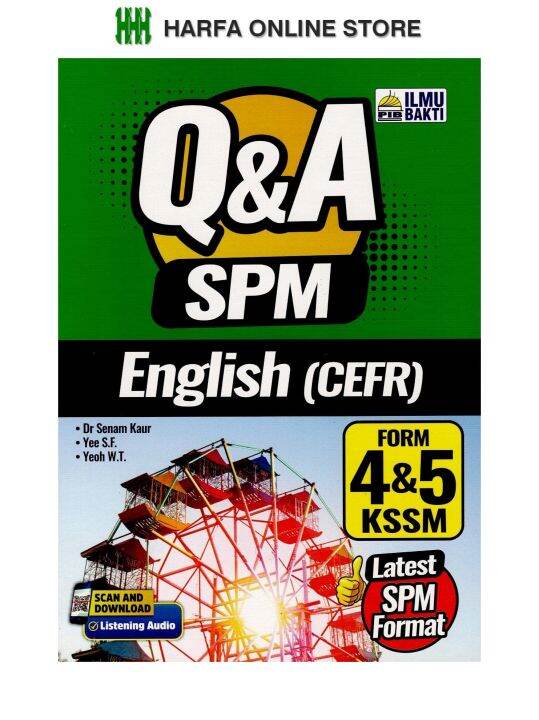 Buku Rujukan Q&A SPM English ( CEFR ) Form 4&5 KSSM | Lazada