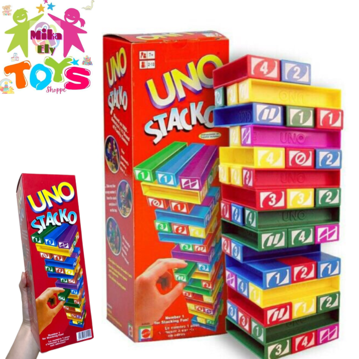 Children's toy stacko building game/ Family game Uno Stack | Lazada PH