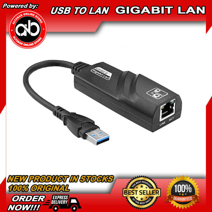 USB 3.0 to LAN Gigabit Ethernet Adapter | Lazada PH