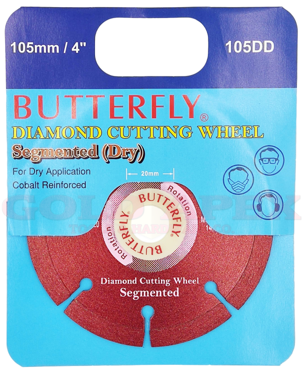 Butterfly 105DD Diamond Disc 4" Segmented | Lazada PH