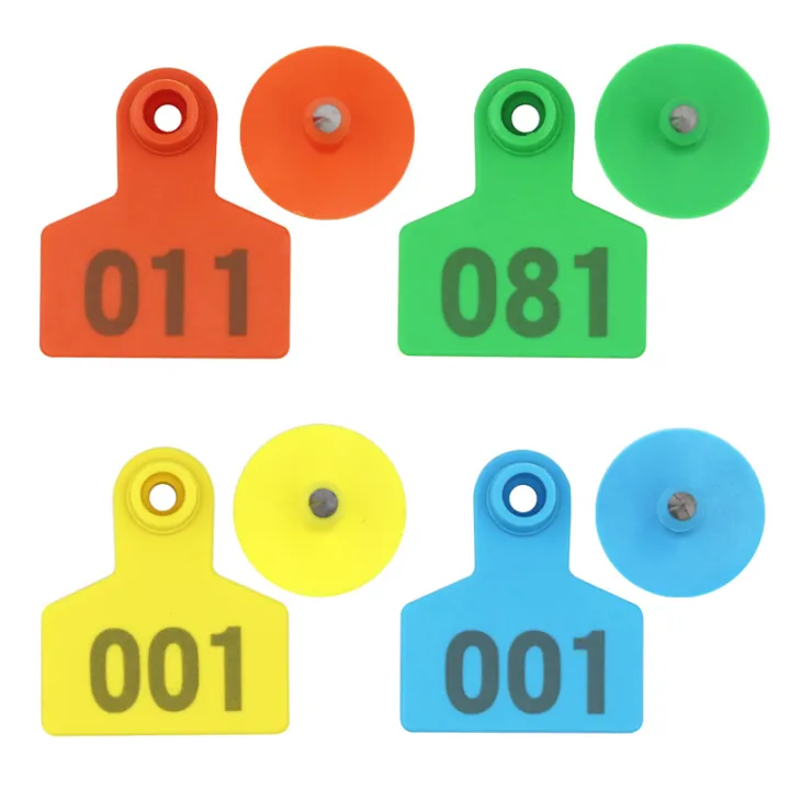 20Pcs Livestock Identification Tags Animal Ear Tag for Pig Sheep Cow ...