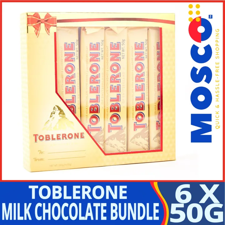 Toblerone Milk Chocolate Bundle 6 x 50g | Lazada PH