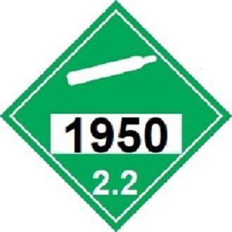 TEM HÀNG NGUY HIỂM DÁN CONTAINER CLASS 2.2 UN 1950 | Lazada.vn