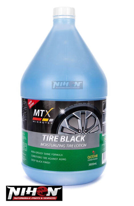 Microtex MTX Tire Black Moisturizing Tire Lotion (1 Gallon/3800ml ...