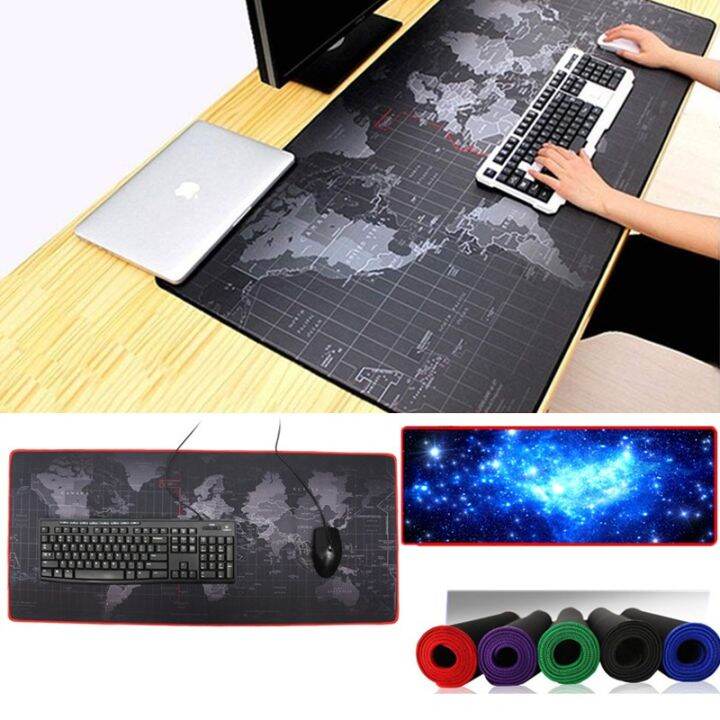 Big Size Mouse Pad World Map 90*40cm Gaming Mouse Pad | Lazada