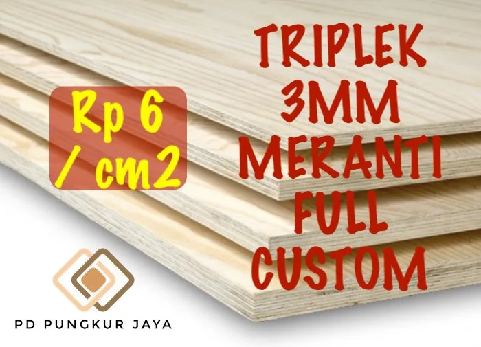 TRIPLEK / MULTIPLEK 3MM MERANTI FULL UKURAN CUSTOM | Lazada Indonesia