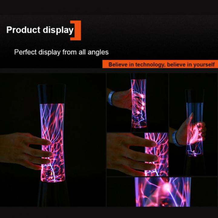 USB Voice Ball Lamp Touch Sensor Slim Waist Night Light 220V EU Plasma ...