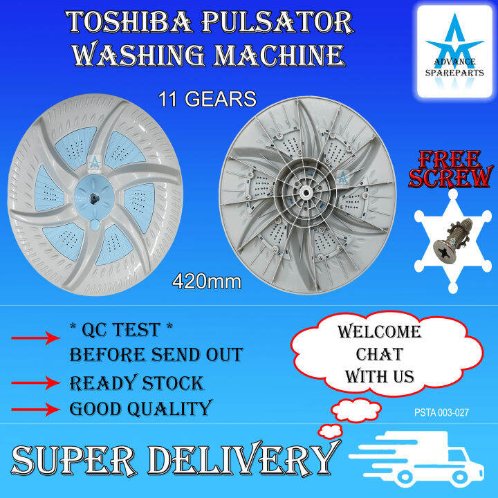 WASHING MACHINE TOSHIBA PULSATOR | Lazada