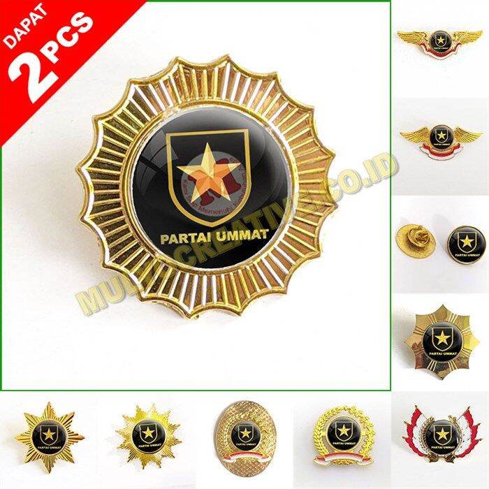 Pin Partai Ummat Lencana Pin Logo Partai Ummat Wing Bros Logo Partai ...