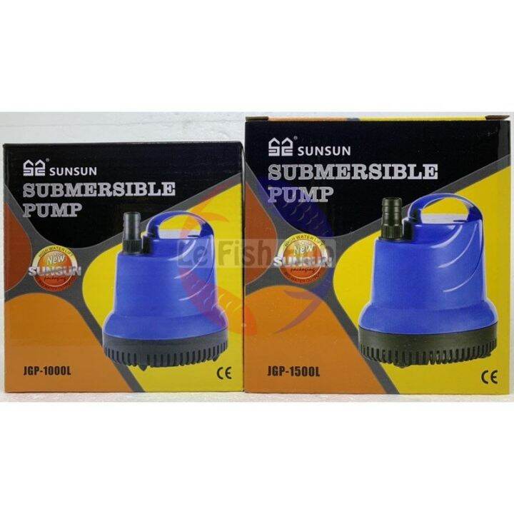 SUNSUN SUBMERSIBLE WATER PUMP JGP-1000L & JGP-1500L FOR AQUARIUM FISH ...