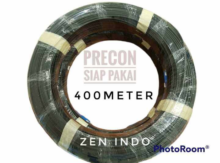 Kabel Precon Fiber Optik Kabel FO 400 meter 400m 1 Core 3 Seling Fiber ...