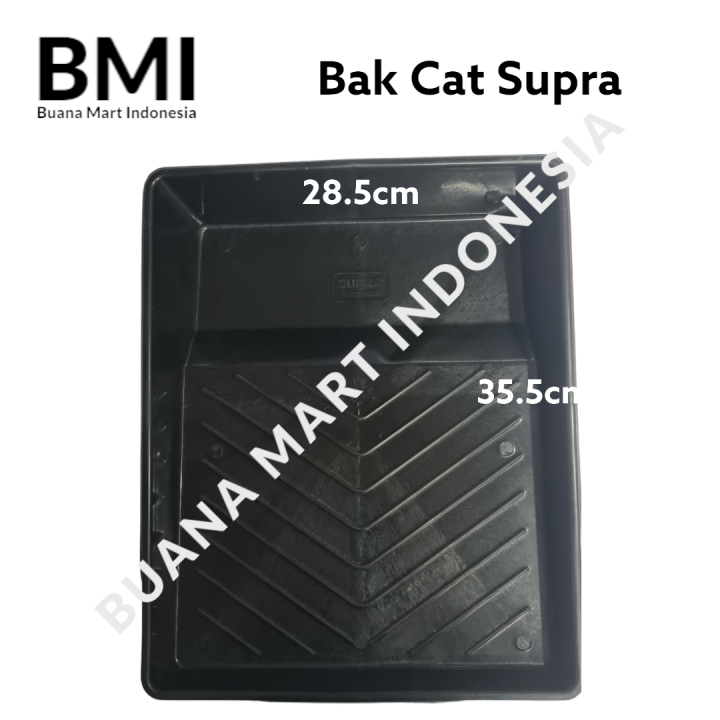 Bak Cat SUPRA | Wadah Bak Cat | Baki Cat | Tempat Cat Roll | Lazada ...
