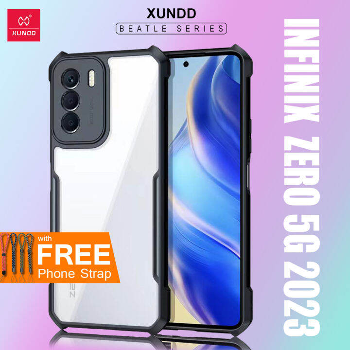 Xundd [Original] Beatle Clear Hybrid Shock Proof Armor Case for Infinix Zero 5G 2023 | Lazada PH