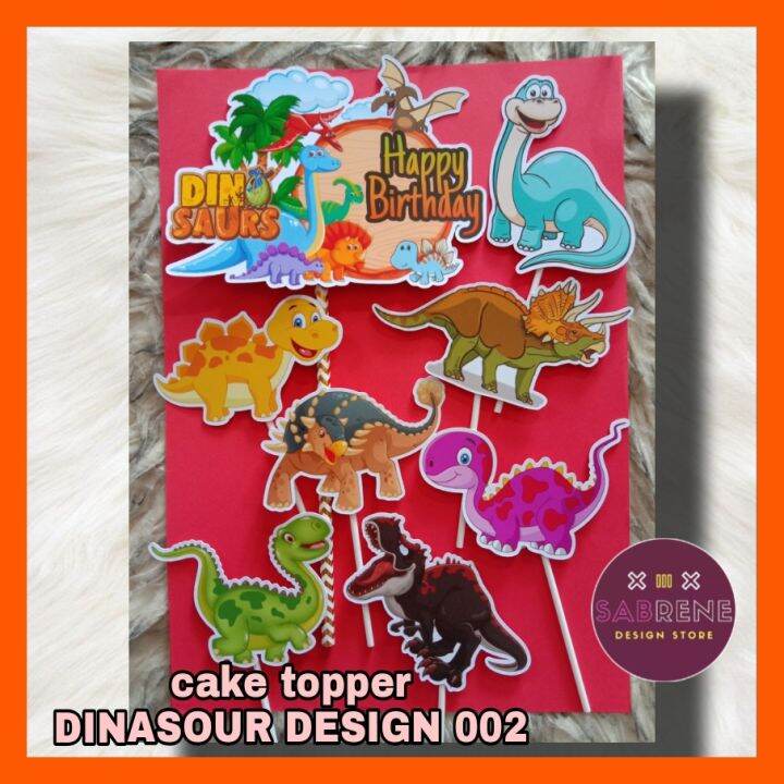 DINOSOUR 2 CAKE TOPPER BAKEWARE DECORATION | Lazada