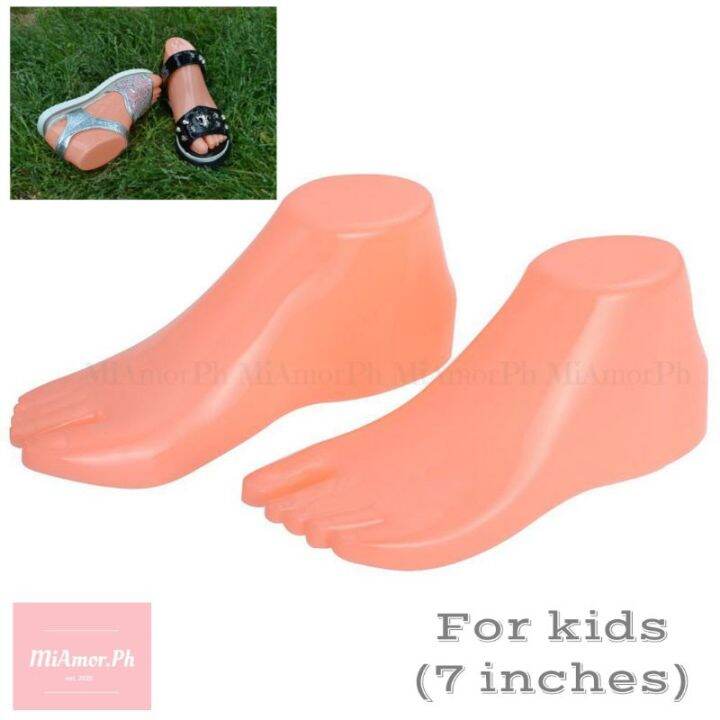[PAIR] CHILD FEET MANNEQUIN PLASTIC FORMS FOOT FOR KIDS UNISEX | Lazada PH