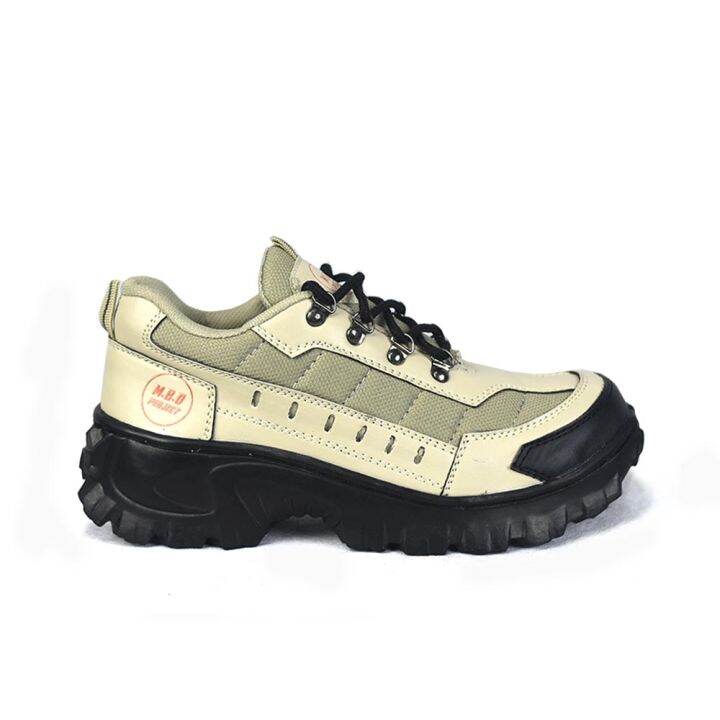 Sepatu Boots Safety Pria MBD_Project Krem coklat hitam tan Sepatu ...