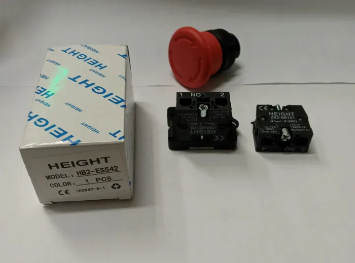 JY XB2-ES542 Emergency Push Button 1NC 1NO | Lazada