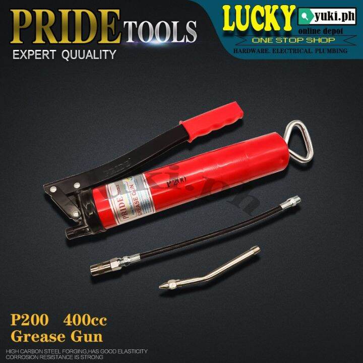 )l$PRIDE P200 HEAVY DUTY GREASE GUN 400CC | Lazada PH
