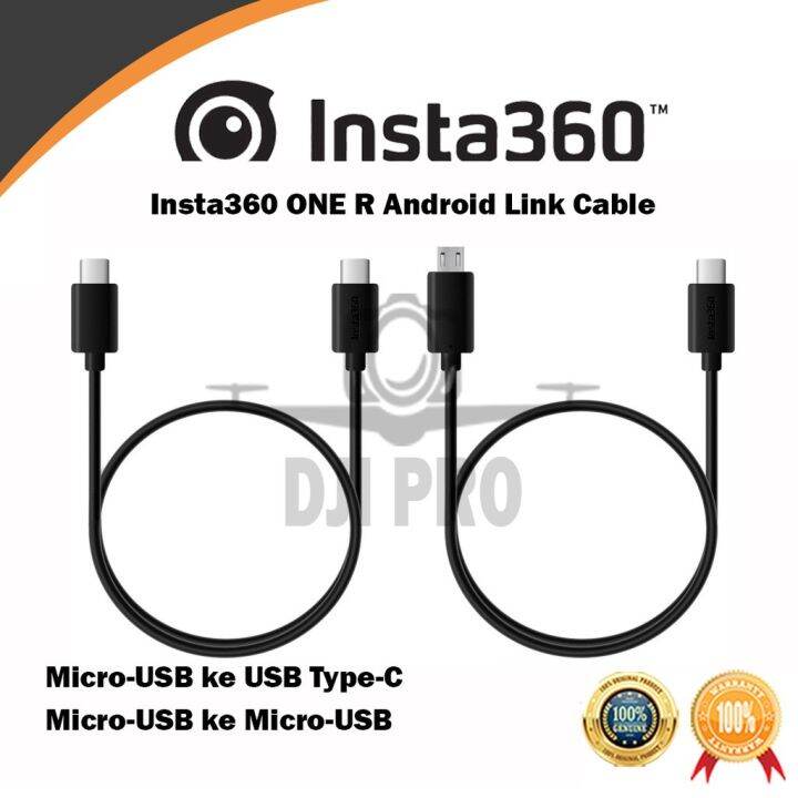 Insta360 ONE R Android Link Cable ORIGINAL INSTA 360 | Lazada Indonesia