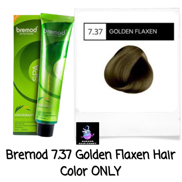 Bremod 7.37 Golden Flaxen Hair Color ONLY Quezon Hair Comet | Lazada PH